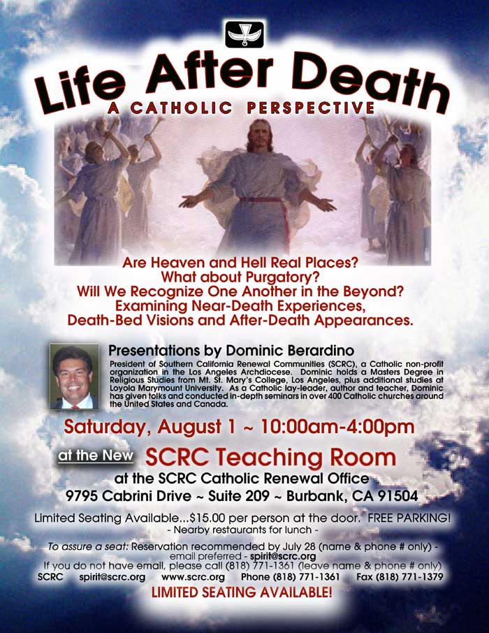 SCRC Life After Death A Catholic Perspective Event Details scrc-life-after-death-a-catholic-perspective-event-details